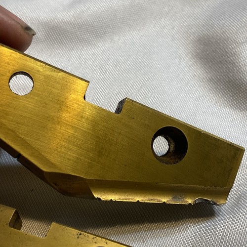 2 Allied 3½" #6 T-A HSS TiN Throw Away Inserts 136T-0316 3-1/2" Tip ...