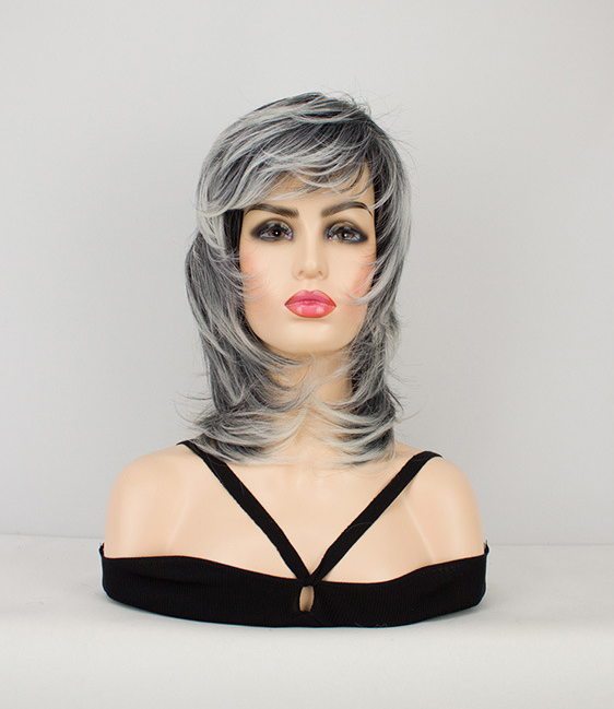 Long Soft Shaggy Layered Cut Wigs Full Wig Mullet Wigs for Cosplay ...