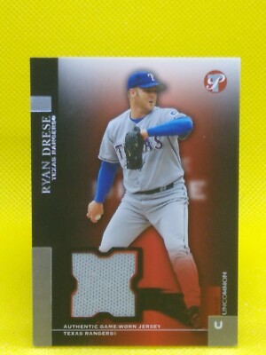 Ryan Drese 2005 Topps Pristine GAME-WORN JERSEY #152 Texas Rangers ...