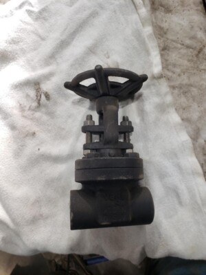 VOGT Flowserve TSW-12111 3/4" NPS 800 Forged Steel Gate Valve Socket ...