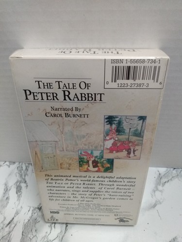 The Tale of Peter Rabbit (VHS, 1998) for sale online | eBay