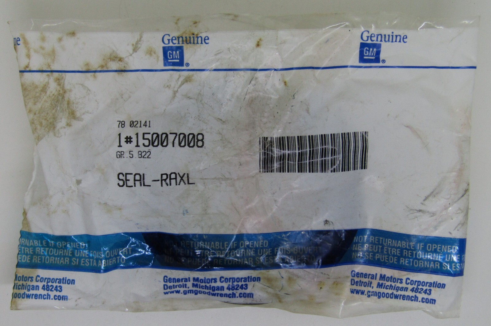 GM OEM Rear-axle Seals 15823962 15007008 in Bag for sale online | eBay