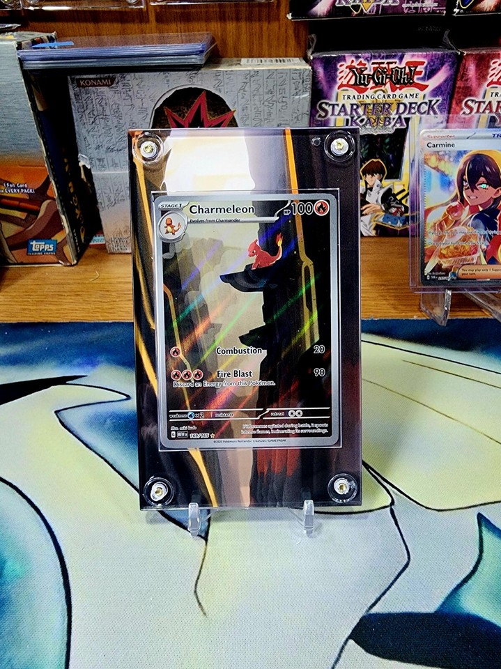 Pokemon 151 Charmeleon IR 169 Custom Display Case Extended Artwork | eBay