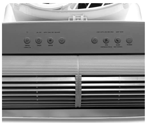 TOSHIBA 115-Volt Air Conditioner Heat up to 550 SQFT White - Scratch ...