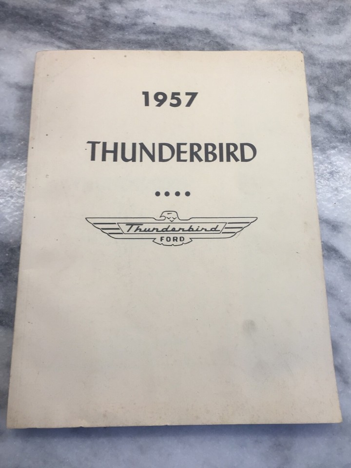 Ford Thunderbird Service Manuals 1955, 1956, 1957 | eBay
