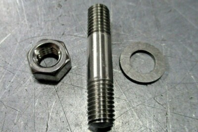 MOTORCYCLE EXHAUST STUD BOLT STAINLESS M8 X 42MM 12MM 1.2 PITCH | eBay UK