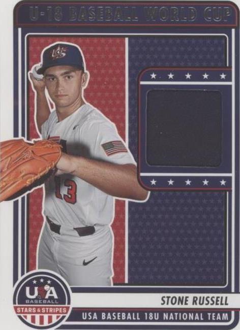2023 Panini USA Baseball Stars & Stripes - U-18 World Cup USA Materials ...