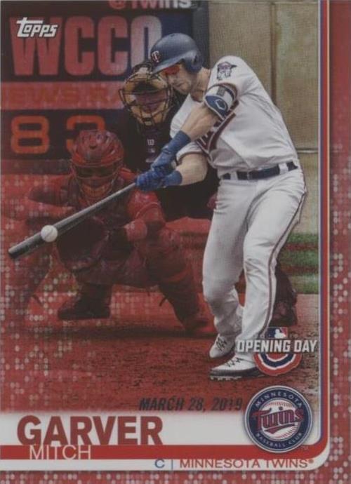 2019 Topps Opening Day - Mitch Garver #103 Red Foil for sale online | eBay