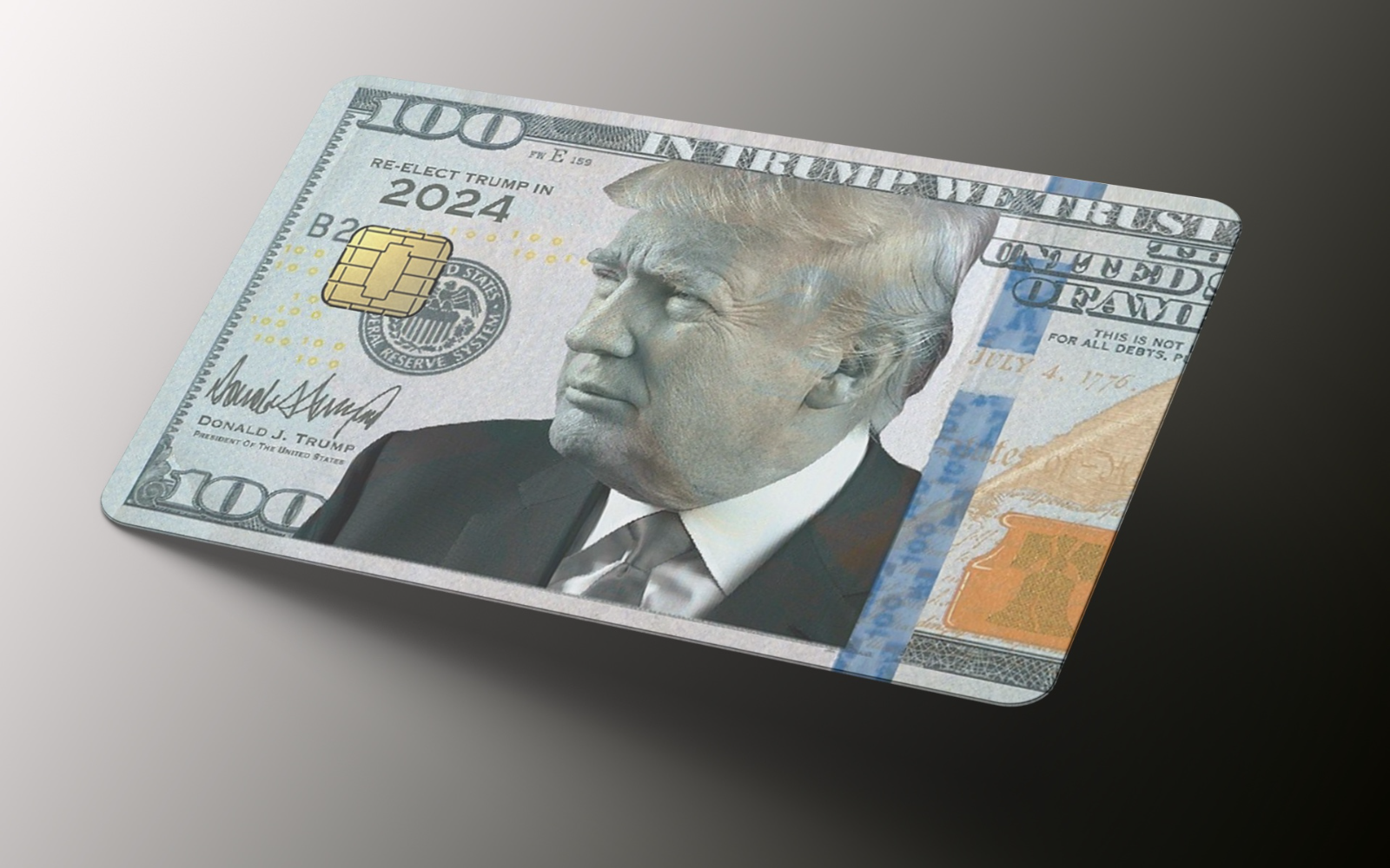 Trump Credit Card Skin, Debit, Credit Card Covering | eBay
