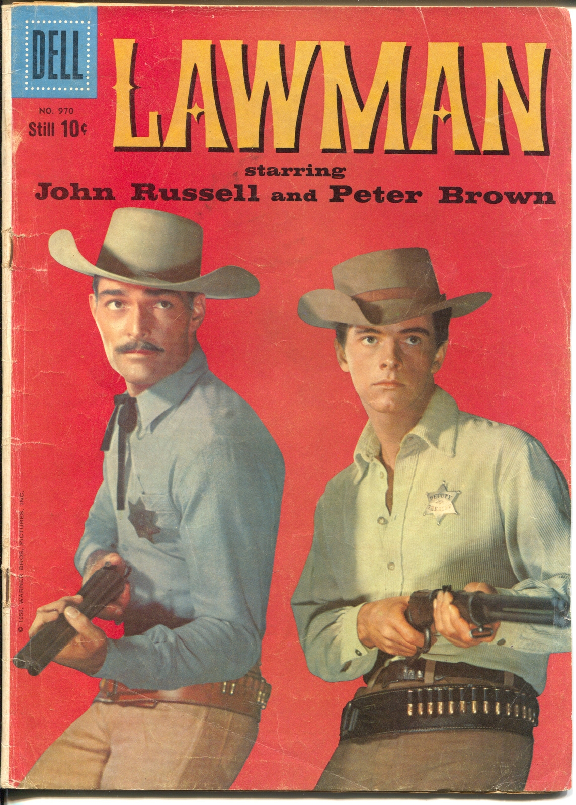 Lawman-Four Color Comics #970 1959-Dell-1st issue-Peter Brown-John ...