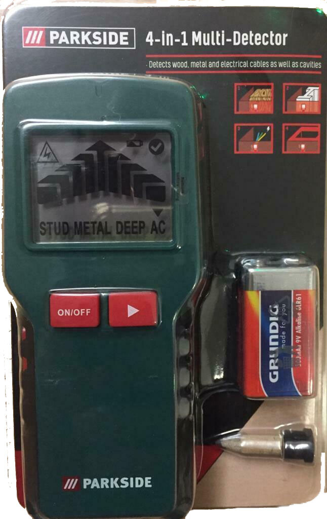 Parkside 4in1 Multifunctional Detector Cable Locator Stromsucher Power ...