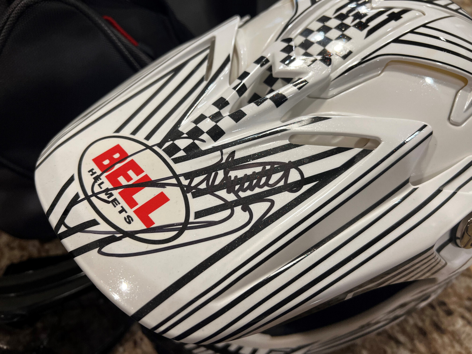 James "Bubba" Stewart Autographed Bell Helmet | eBay