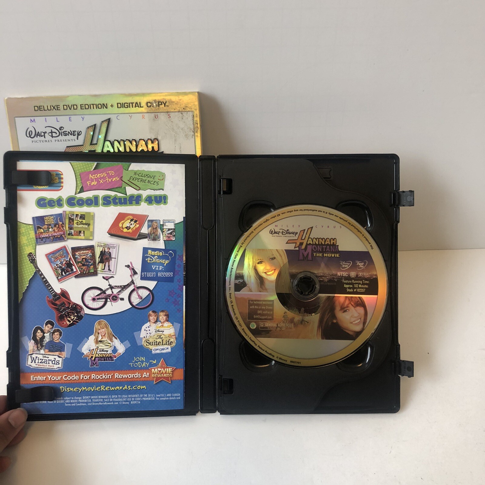 Hannah Montana The Movie DVD (Used) 2-Disc Set with Disneyfile Digital ...