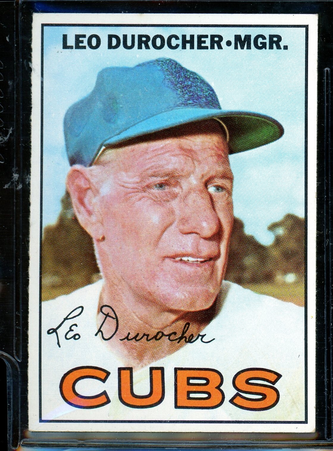 1967 Topps LEO DUROCHER Cubs Manager High Numbered SP Card #481 EX++ ...