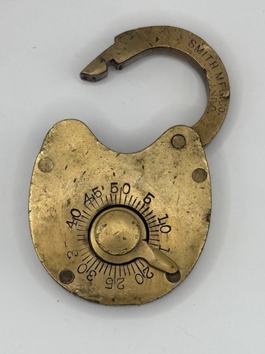 RARE Smith Mfg Cleveland Combination Lock WITH Combination! (L22) | eBay