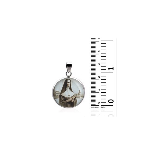 Saint Maria Soledad Not 925 Sterling Silver Christian Medal | eBay