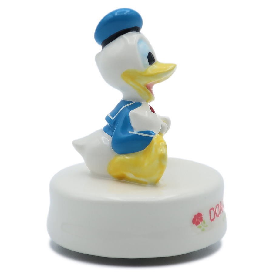 Disney Donald Music Box (Sitting) Sankyo Shojisha 1990s Ceramic | eBay