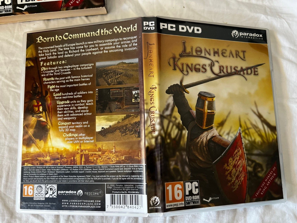 Lionheart : King´s Crusade PAL UK FREE REGION PC CIB | eBay UK