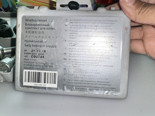 Genuine Volkswagen Audi Wheel Locks 3 Sets Plus Some Other Parts ...