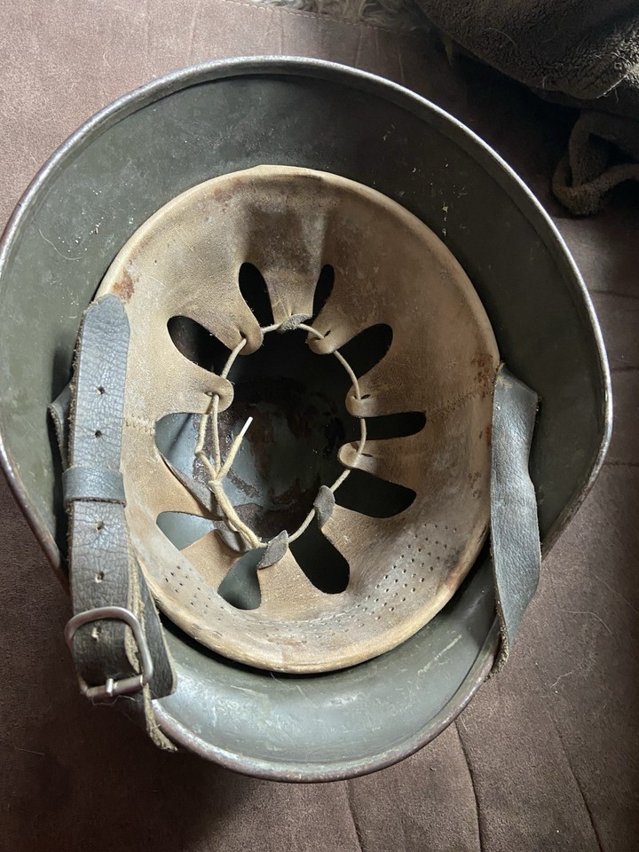German m40 Stahlhelm Refurbed Post War ReIssue | eBay