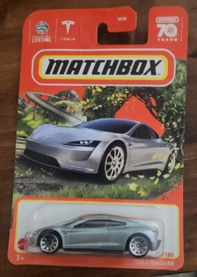 Matchbox Tesla Roadster Silver | eBay