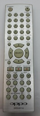 Original OPPO OPDV971 Silver Remote Control | eBay