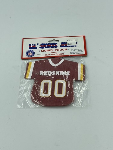 Vintage LIL SPORTS JERSEY Washington Redskins Money Pouch Key Chain ...