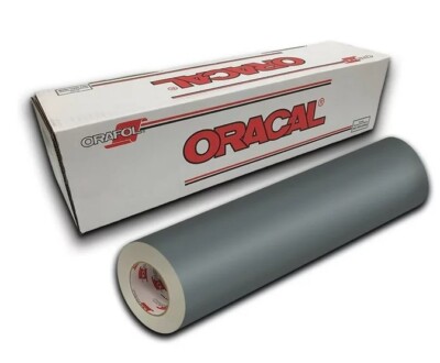 Oracal 651 1 Roll 24"x10yd(30ft) gray grey 076 Gloss Sign Vinyl | Free ...