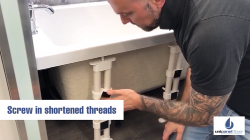 Unipanel Fixer Universal Bath Panel Fixing Kit Twin/Triple Pack DIY ...