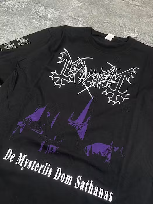 Vintage Mayhem De Misters Dom Sathanas Band Longsleeve Size L | eBay