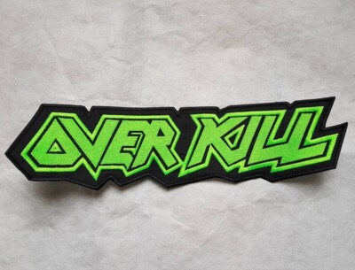 OVERKILL Embroidered BACK PATCH big patch thrash metal exodus backpatch ...