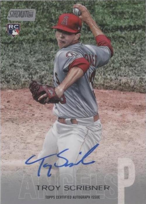 2018 Topps Stadium Club - Autographs Troy Scribner #SCA-TS (AU, RC) for ...