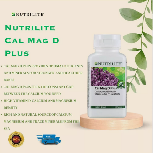 NUTRILITE Calcium Magnesium Vitamin D Plus Build Strong Bones 180 Tab ...