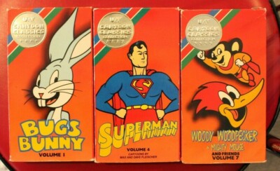 UAV Cartoon Classics Collection (VHS 1989) Set of 3 TAPES | eBay