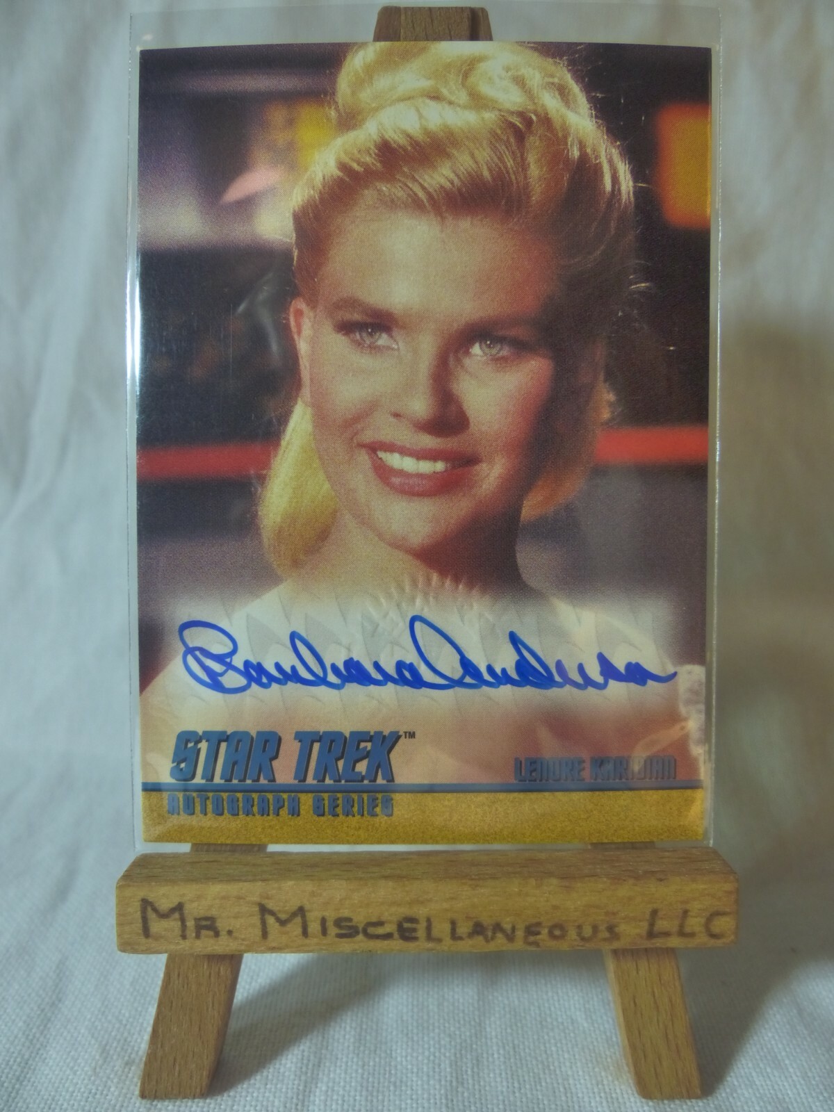 Star Trek Original Series season 1 autograph A7 Barbara Anderson Lenore ...
