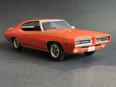 Monogram 1969 Pontiac GTO KIT 1989 6282 Professional Built Model Kit ...
