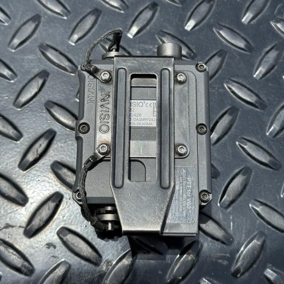 Invisio V60 PTT Push To Talk Controller INV-V60-M80 Black | eBay