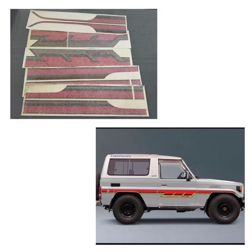Toyota Land Cruiser 70 Series LJ70/ LJ71 3 Door Comp Side Body Sticker ...
