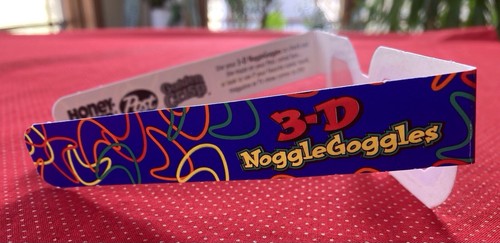Vintage Nickelodeon 3-D Noggle Goggles Glasses 1997 Post | eBay