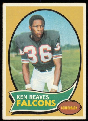 1970 TOPPS KEN REAVES RC ATLANTA FALCONS #99 VG/EX | eBay