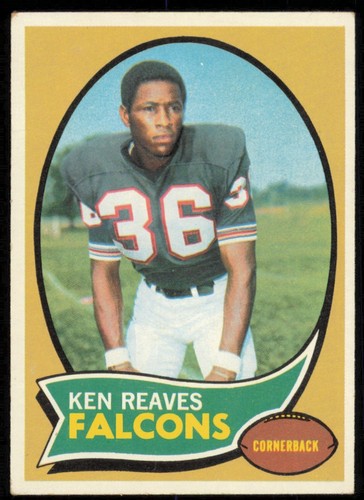 1970 TOPPS KEN REAVES RC ATLANTA FALCONS #99 VG/EX | eBay