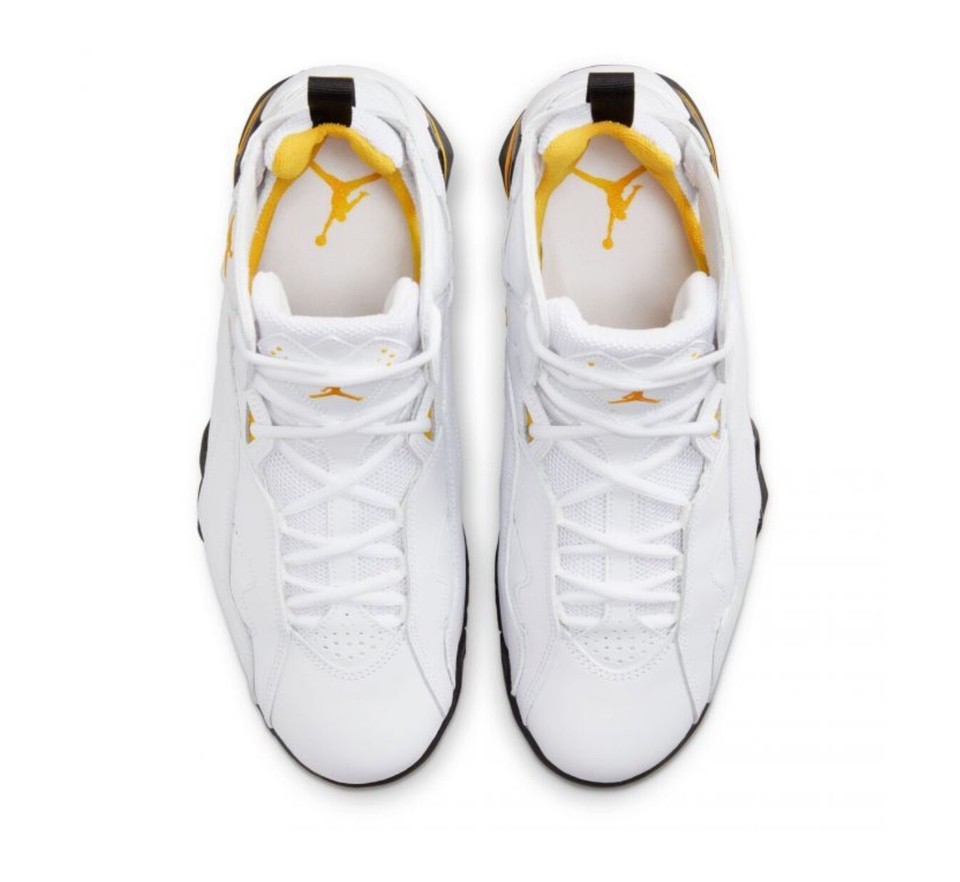 [342964-107] Jordan True Flight White Yellow Ochre *NEW* | eBay