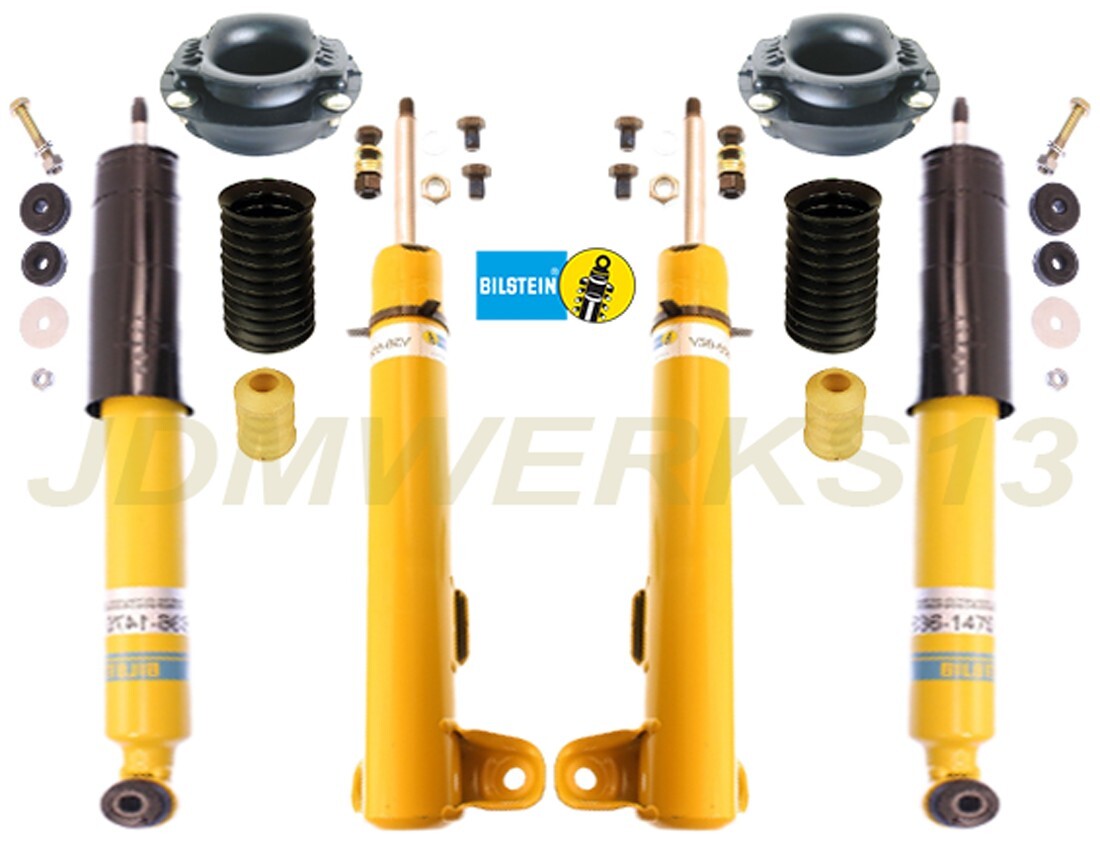 BILSTEIN B6 STRUTS SHOCKS Strut Mounts & Boots KIT for AUDI S4 S5 2008 ...