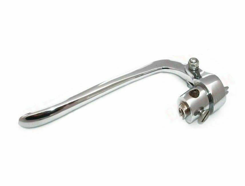 Inverted Chrome Plated Brake Clutch Lever Set 7/8 Inch Fits Triumph BSA ...