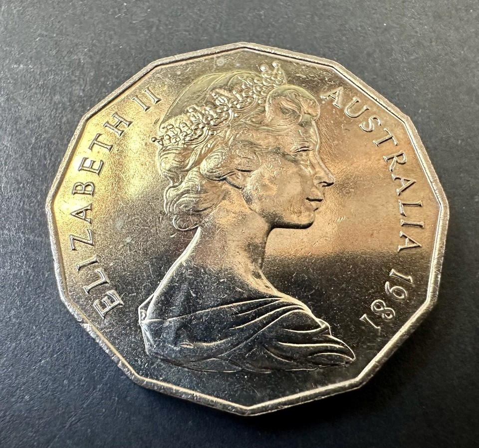 1981 50 Cent Australian Decimal Coin Commemorative Uncirculated Suit ...