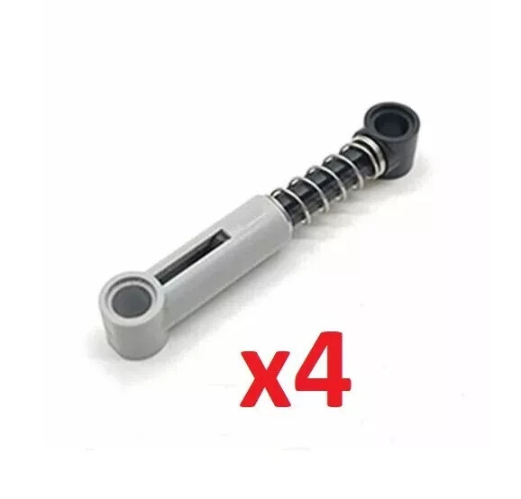 LEGO Technic Shock Absorber 6.5L Pack of 4 Soft Spring Light Bluish ...