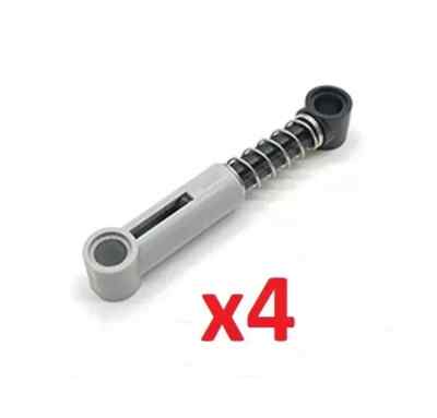 LEGO Technic Shock Absorber 6.5L Pack of 4 Soft Spring Light Bluish ...