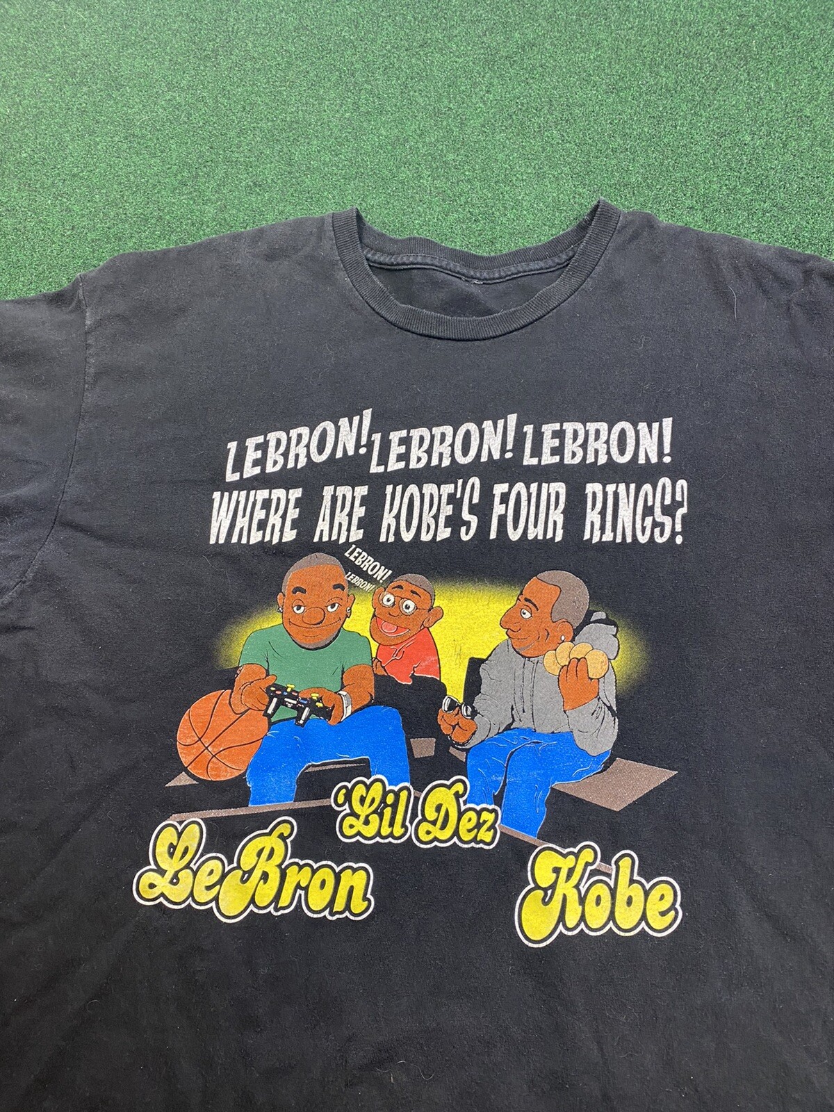 Vintage Kobe Bryant Lebron James Puppet Commercial Sh… - Gem