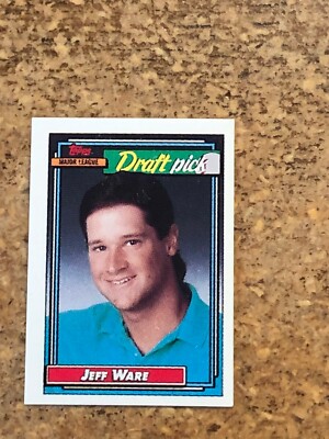 1992 Topps Micro Baseball # 414 Draft Pick Jeff Ware RC | eBay