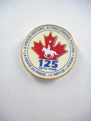 VINTAGE RCMP 125 YEARS 1873-198 POLICE LAPEL PIN | eBay